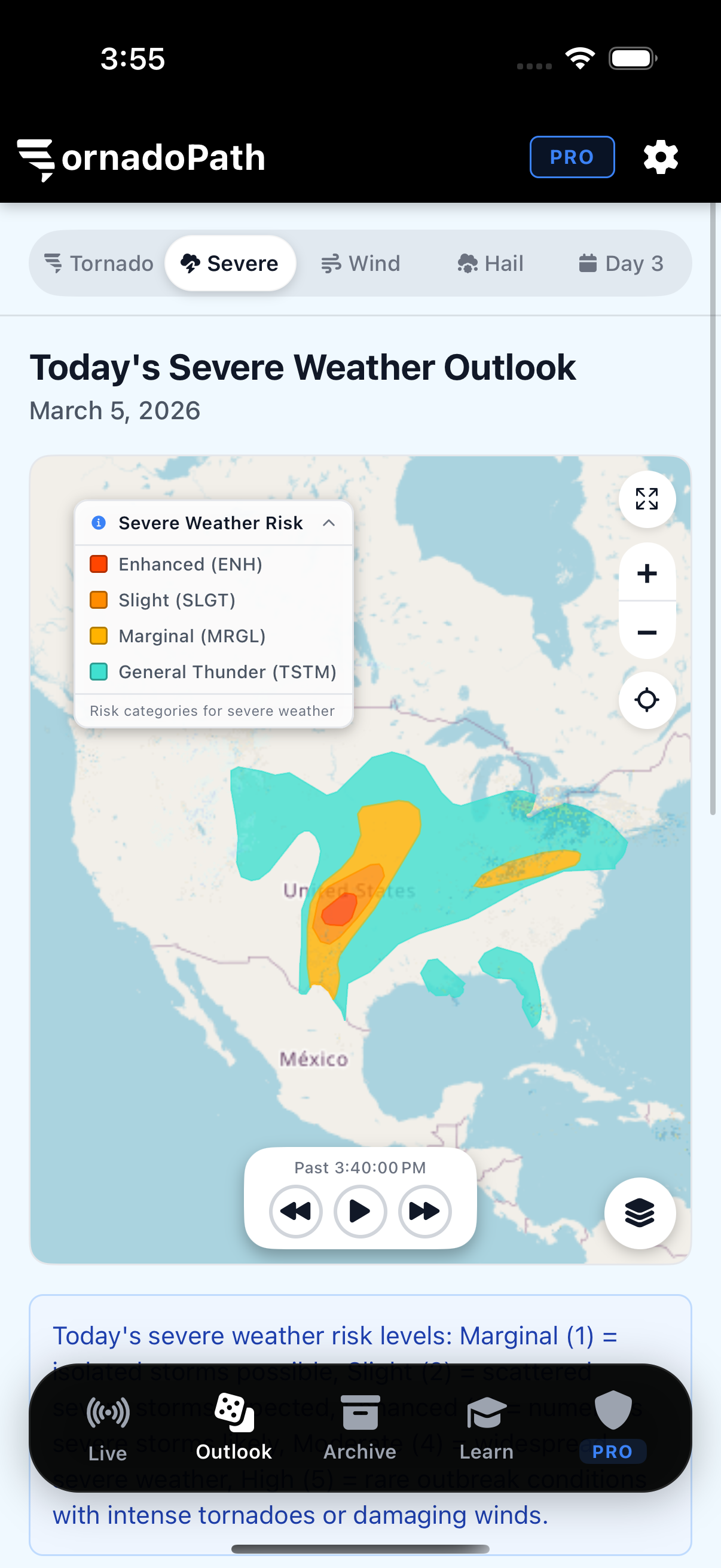 Understanding SPC Outlooks — Risk Levels & Percentages | Tornado Path