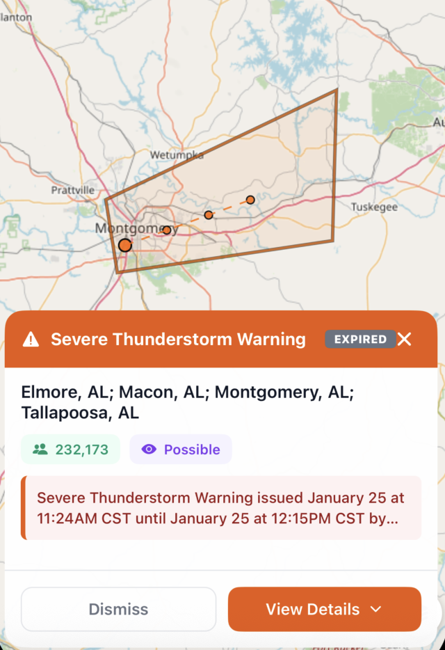 Severe Weather Call - Email, SMS & Phone Alerts for Severe Weather